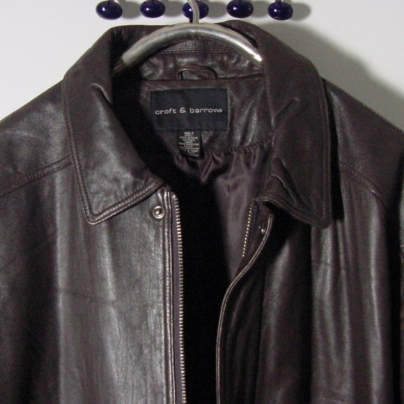croft & barrow | Jackets & Coats | Vtg 9s Croft Barrow Dark Brown ...
